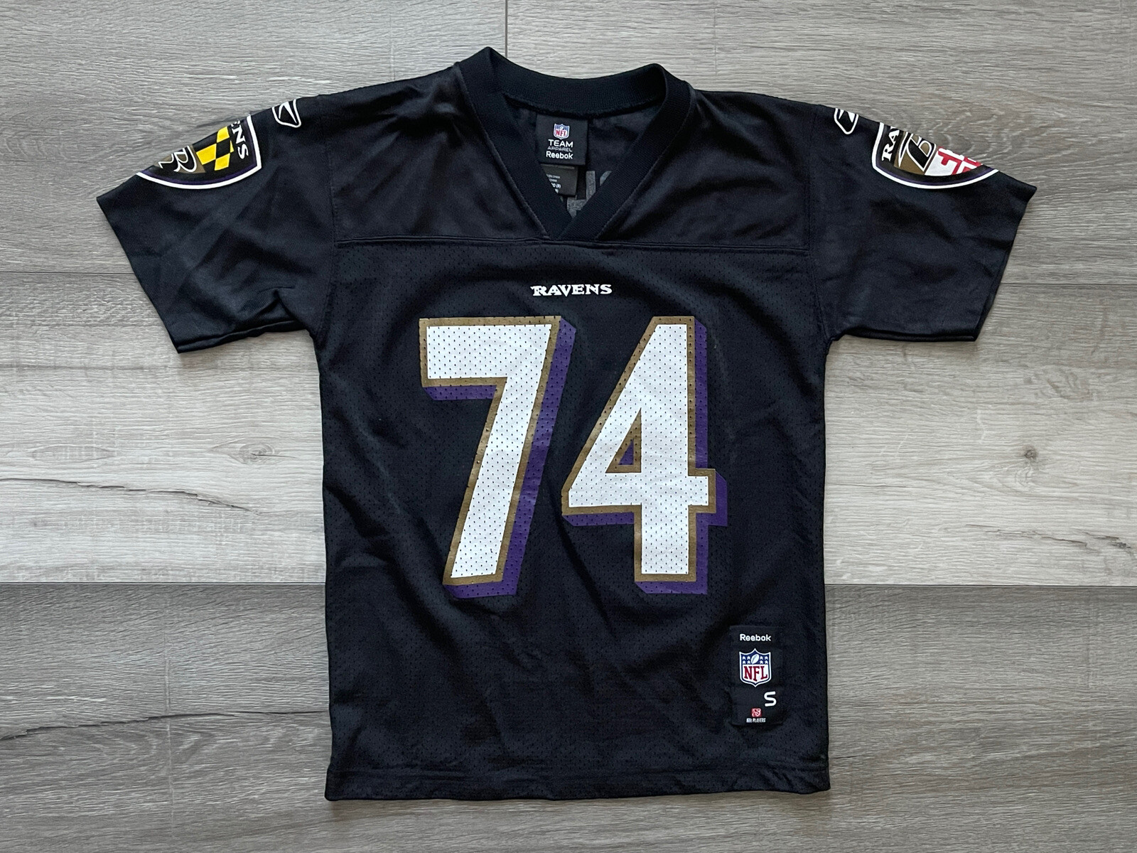 Michael Oher NFL Baltimore Ravens Reebok Jersey Stitched Black Youth ...