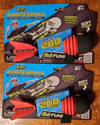 Zing Zooperball 2 Pack Long-Distance Super Bounce & Throw Ball Indoor ...