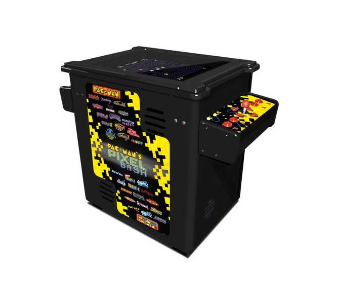 NAMCO PAC-MAN PIXEL BASH Arcade Machine Game BLACK CABINET COCKTAIL ...