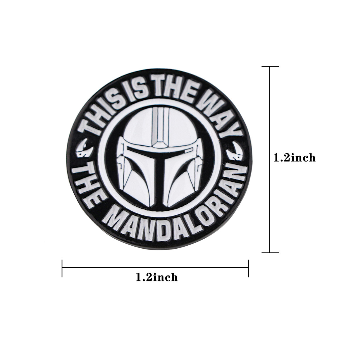 Star Wars Mandalorian Symbol STAR WARS Mandalorian Symbol Pendant In