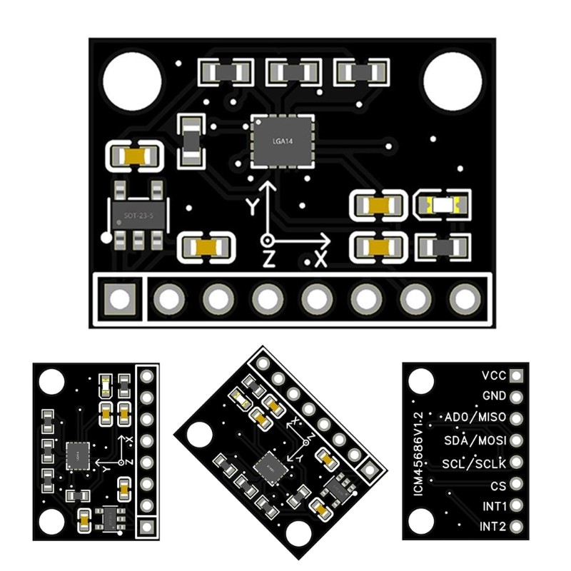ICM45686 Low Noise 6 DOF Inertial Measurement Unit Module 6 Axes ...