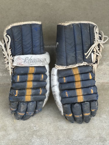 Vintage Minnesota Fighting Saints Hockey Gloves WHA 70’s 1970’s MN - decor | eBay