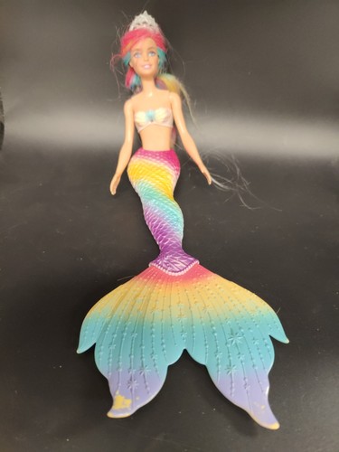 Barbie Dreamtopia Magic Mermaid Doll with Color Changing Rainbow Hair ...