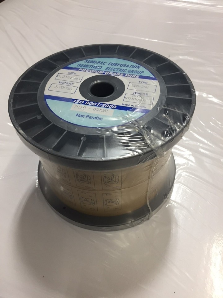 EDM Wire, Brass, Sumitomo, 0.010" DIA. 11 lbs spool | eBay
