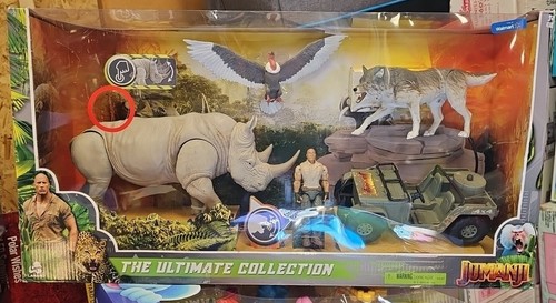 Jumanji The ULTIMATE Collection Rhino Rock Wolf Jeep Vulture New 2019 ...