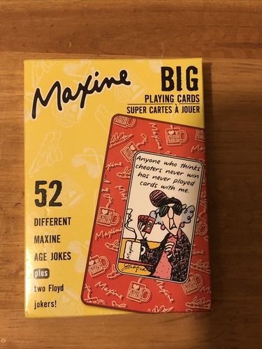 Maxine Big Playing Cards 52 Different Maxine - Age Jokes. | eBay