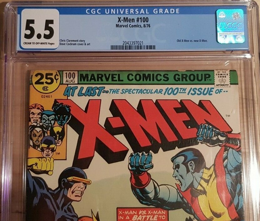 1976 X-Men 100 CGC 5.5 100th Issue New vs Old Cover RARE | eBay