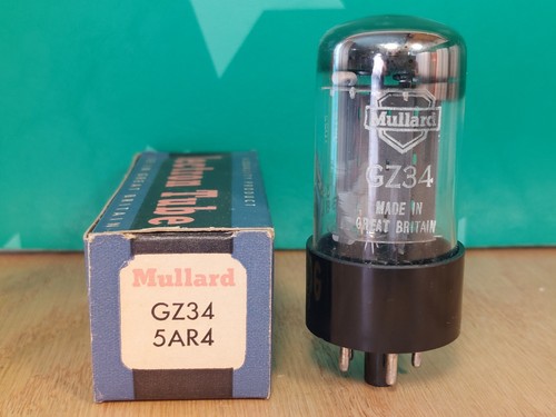 Single Mullard 5AR4 GZ34 NOS NIB Fat Base f31 1958 Vacuum Tube | eBay