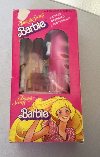 VINTAGE 80s#MATTEL BEAUTY SECRETS BARBIE TOOTH BRUSH TOOTHBRUSH ...