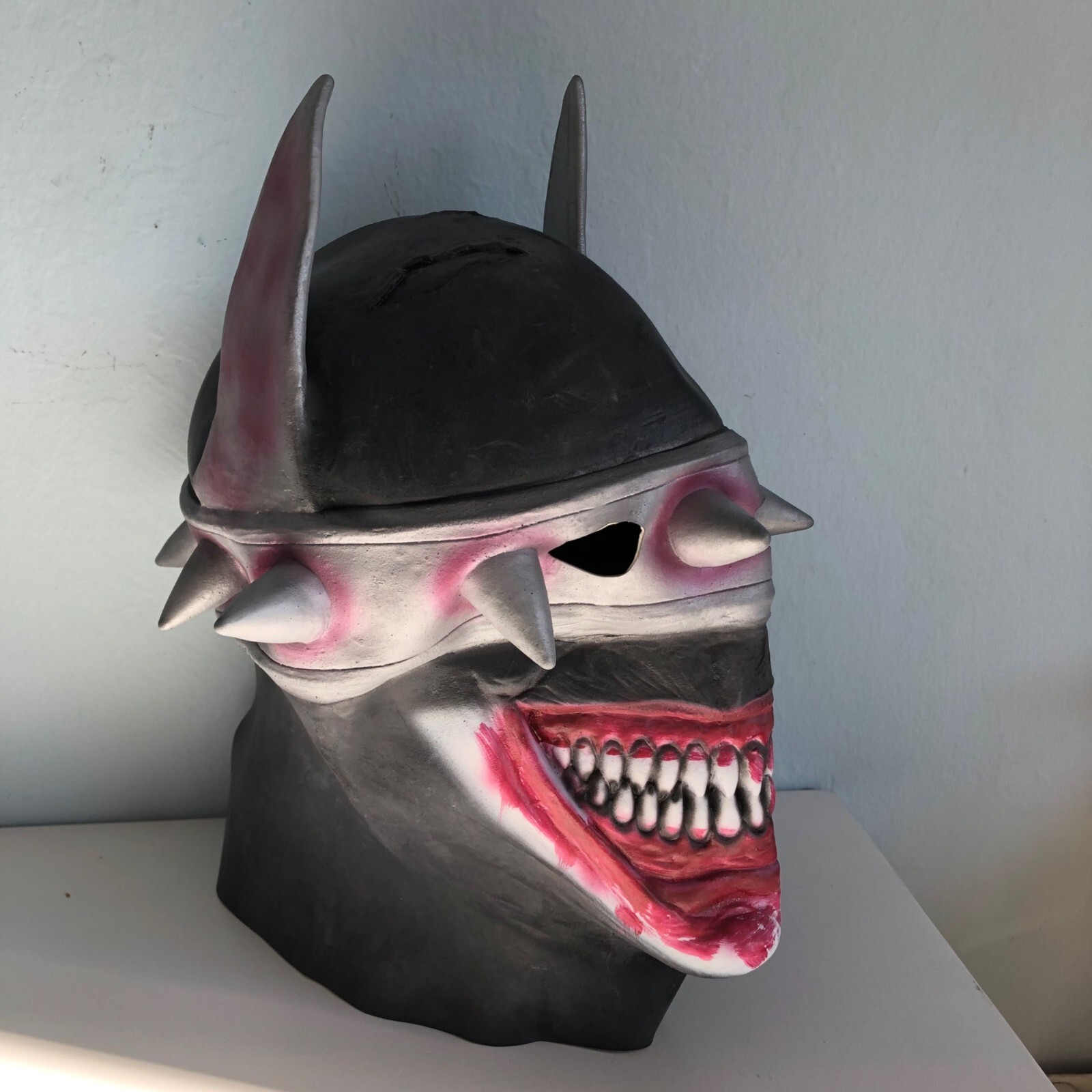 The Batman Who Laughs Latex Mask Blood Haunted House … - Gem