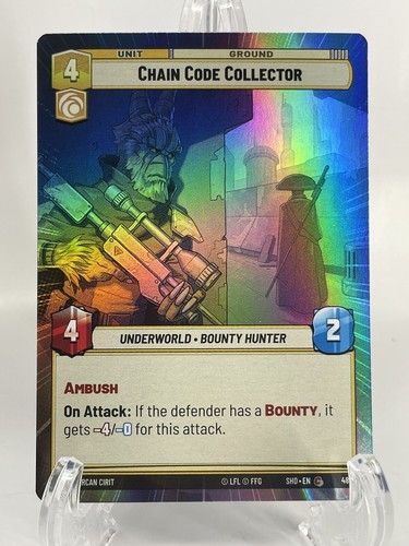 Chain Code Collector - Common Hyperspace Foil - Star Wars Unlimited SWU ...