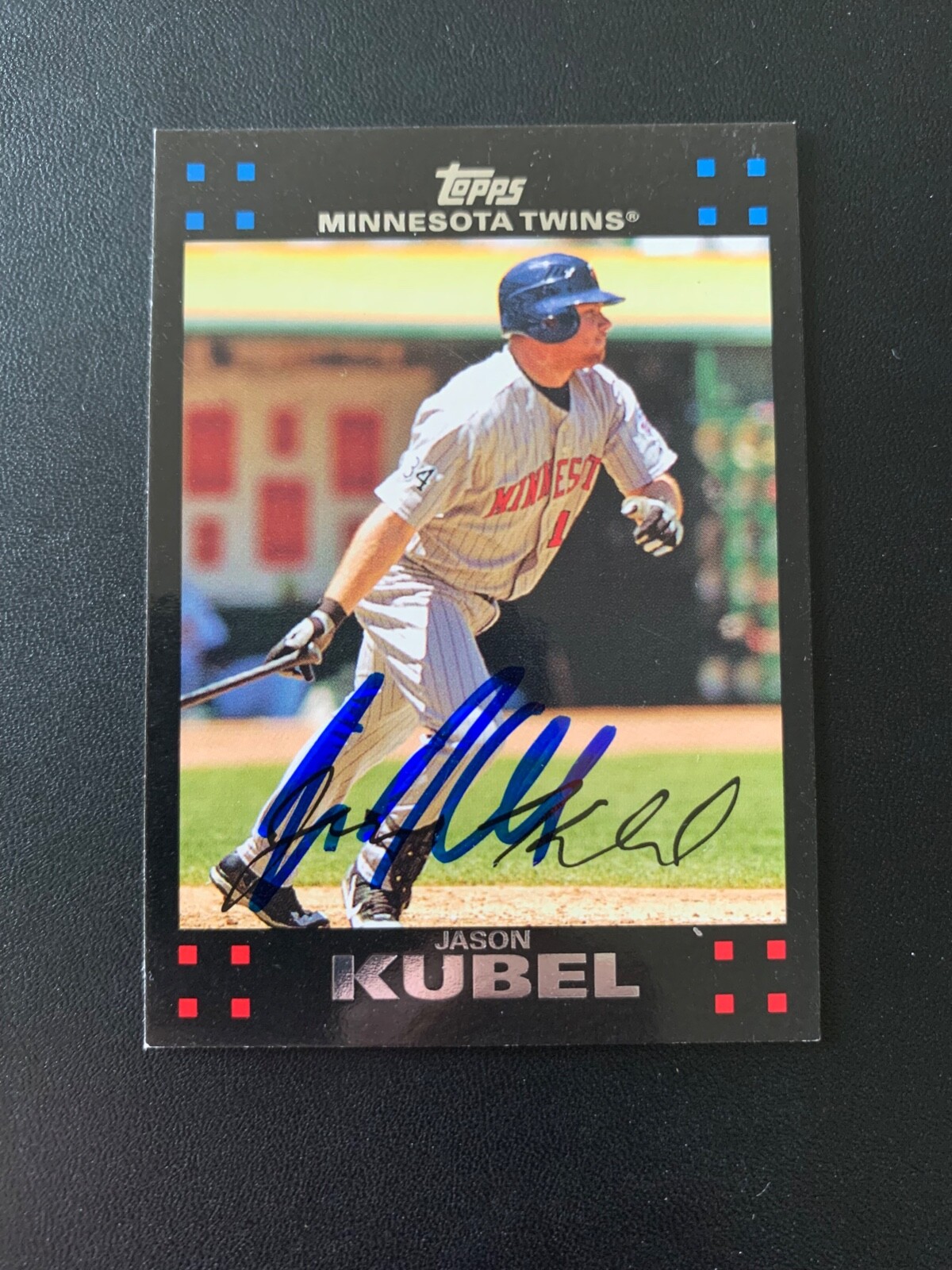 Jason Kubel Signed 2007 Topps #512 Card Minnesota Twins Autograph COA ...