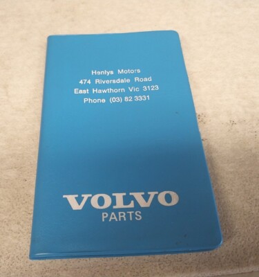 1983 VOLVO Pocket Diary NOS | eBay Australia