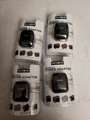 4 New Samsonite Universal Power Adapter (2 USB Ports) - Item #43685 ...