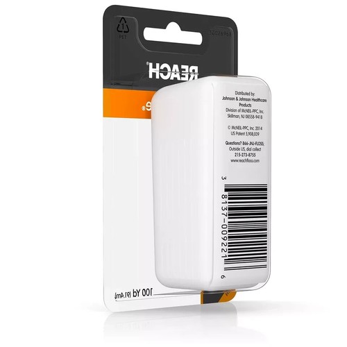 Reach Dentotape Waxed Tape Extra Thick, 100 yd + Reach Mint Waxed Floss ...