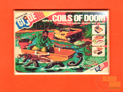GI Joe Trapped in Coils of Doom 2x3" fridge/locker magnet Hasbro box ...