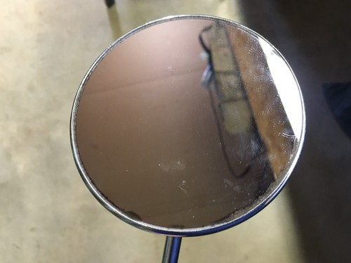 Round 4" Straight Arm Door Peep Mirrors Hotrod Rat Rod Custom | eBay