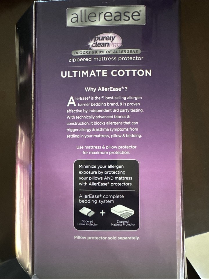 AllerEase Ultimate Mattress Protector - White (Queen) | eBay