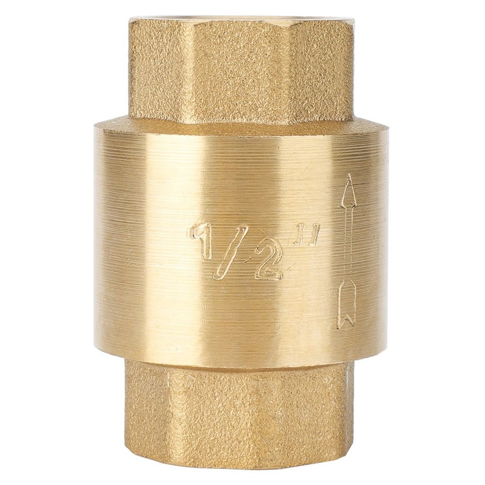 High Accuracy Brass Threaded One Way Non Return Check Valve For Water ...