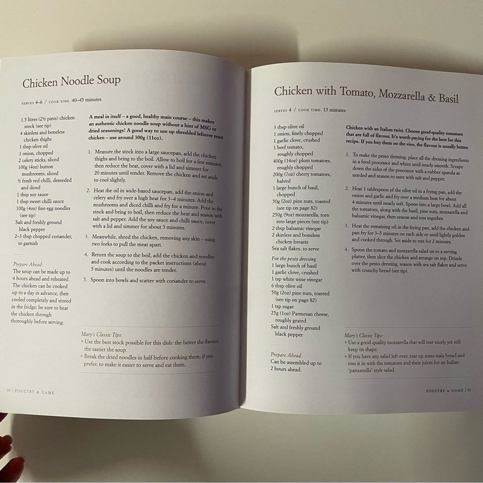 Classic by Mary Berry Hardcover Cookbook EUC | eBay