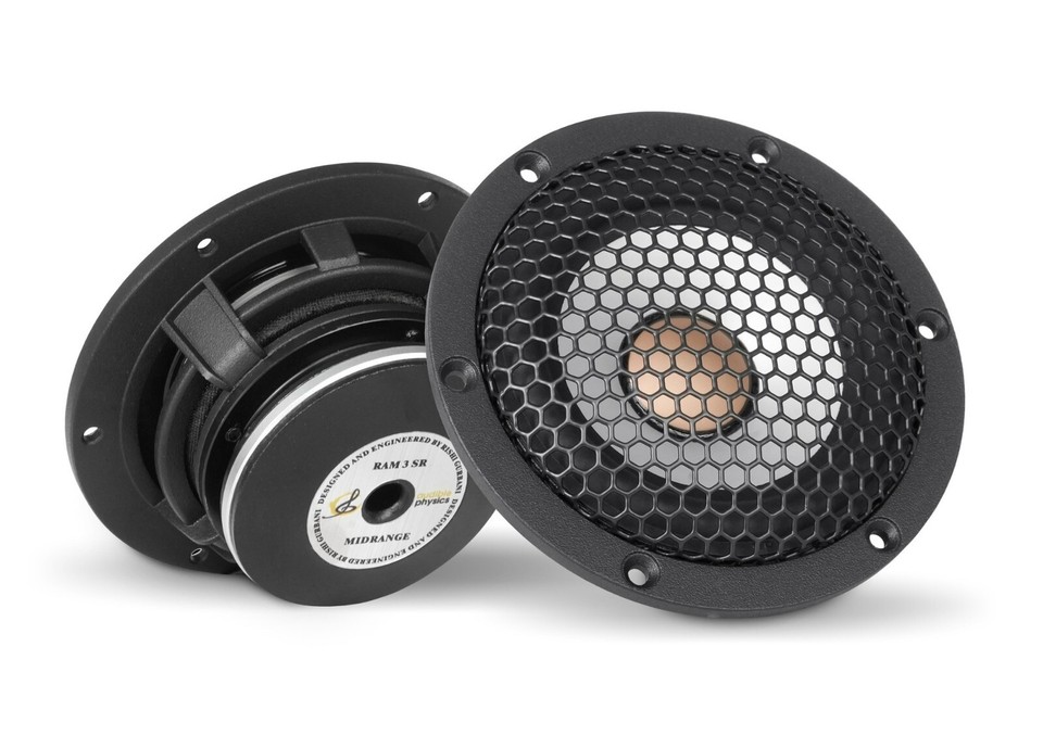Audible Physics RAM 3SR, Aluminum Pods for Midrange, 3 Way Component ...