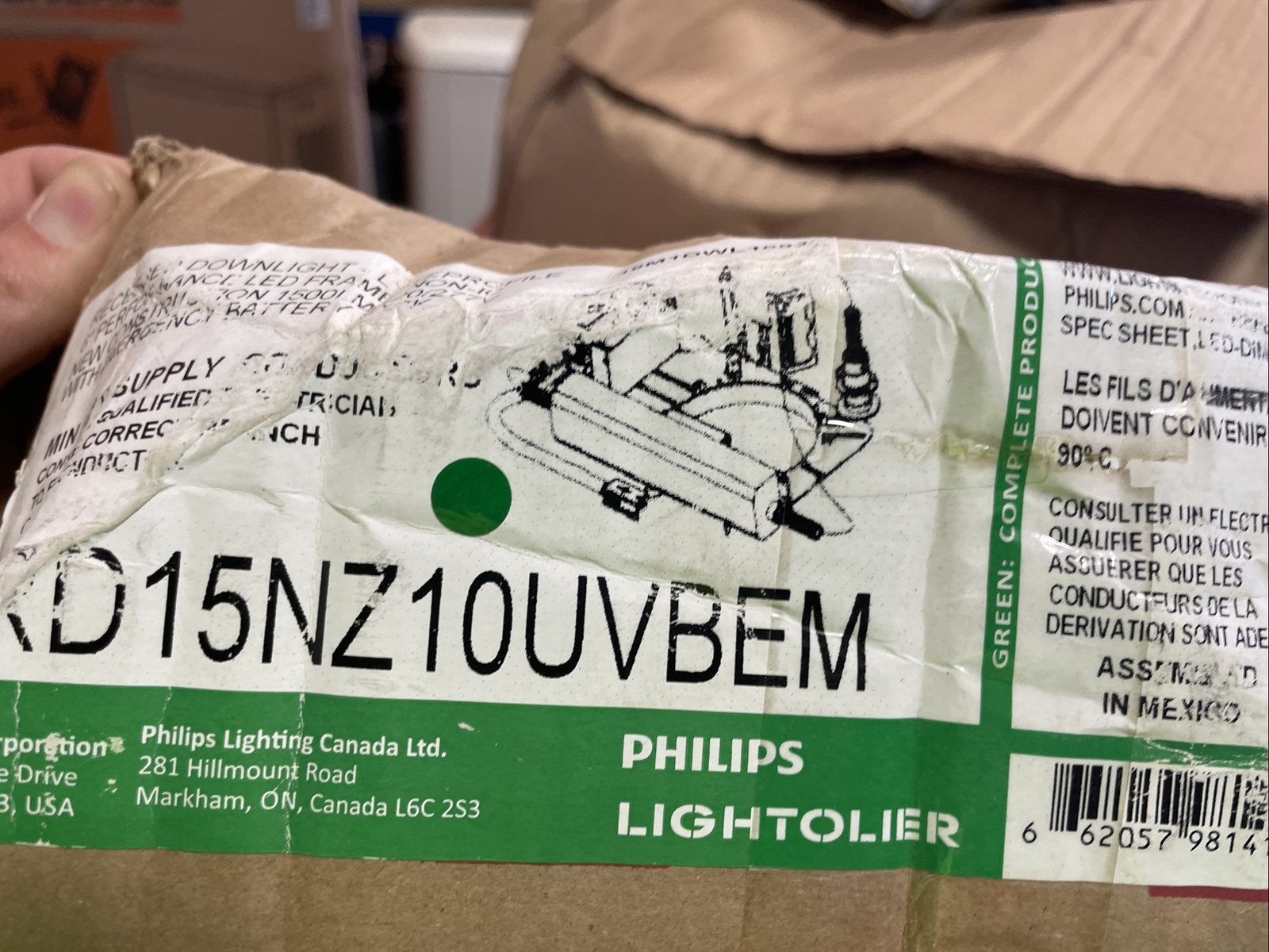 NEW Philips Lightolier P6RD15NZ10UVB Recessed DownLight LED LyteProfile ...