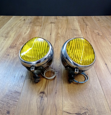 Pair Vintage USSR Fog Lights Amber Lens Lamps,for VOLGA,VAZ,LADA ...