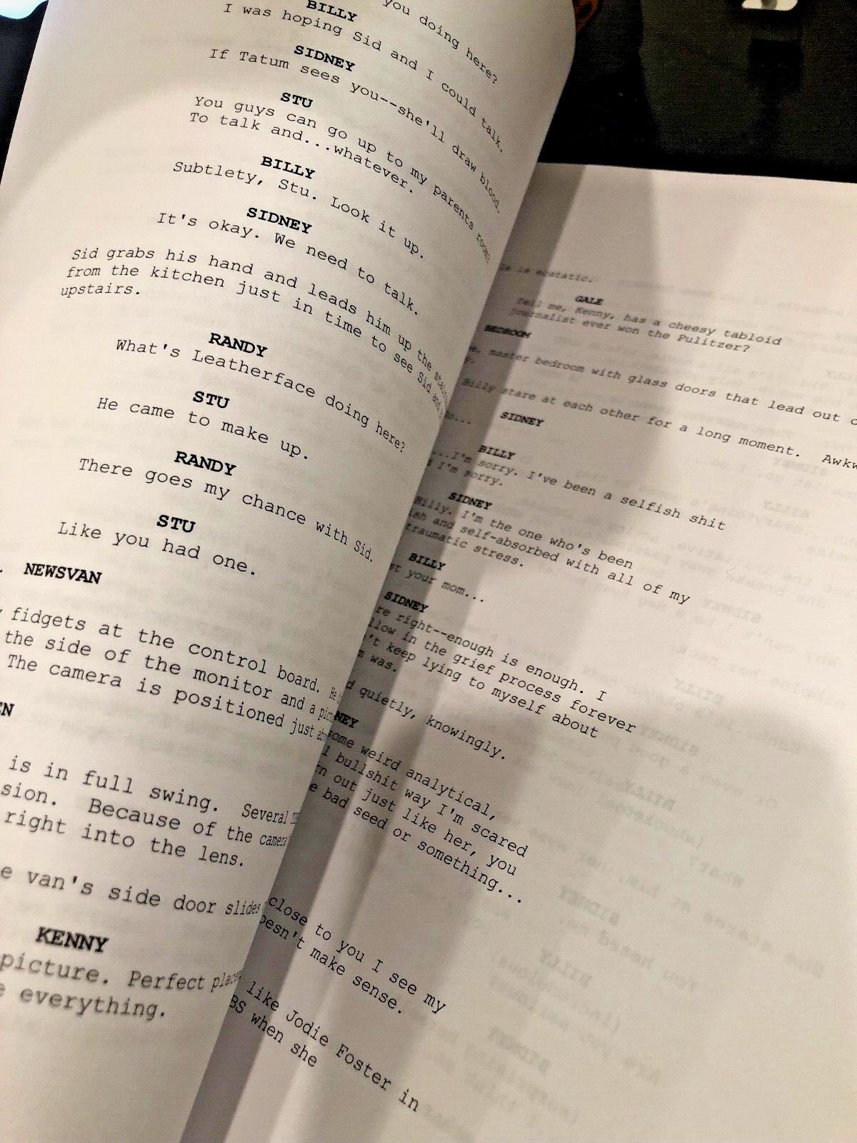 Scream Horror Movie Memorabilia Script by Kevin Williamson 1995 - 118 ...