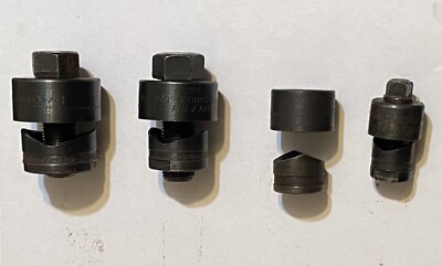 Greenlee Conduit Knockout Punch & Die Set No. 735 with Leather Pouch | eBay