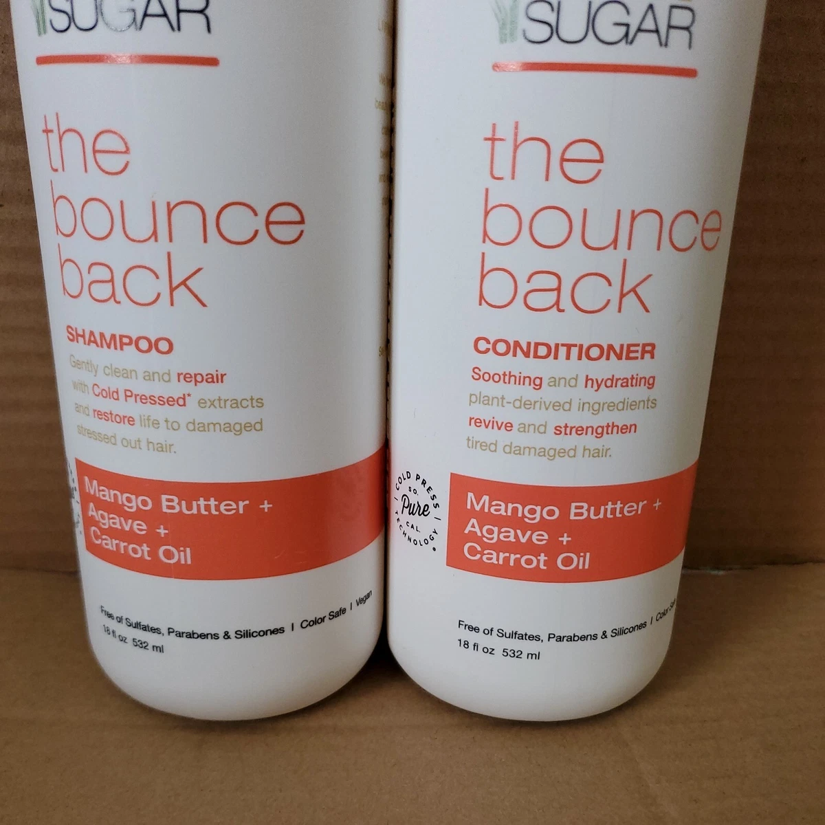 Raw Sugar Bounce Back Shampoo, Mango Butter Agave Carrot, 43% OFF