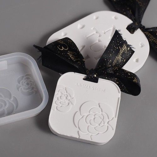 Silicone Aroma Plaster Pendant Mold Aromatherapy Wax Resin Mold ...