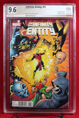 INFINITY ENTITY #3 PGX 9.6 NM+ Near Mint+ RON LIM variant signed STAN LEE +CGC!! | eBay