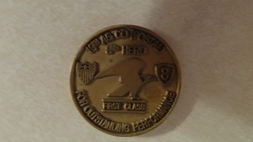 CHALLENGE COIN 2D INFANTRY DIVISION WARRIORS 19TH AG CO POSTAL 3RD HERD ...