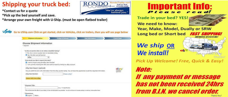 On sale! CM RD flatbed truck body Dually Cab & Chassis 60" CA -Ford ...