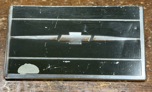 37 1937 Chevrolet Chevy Radio Delete Plate original paint Accessory ...