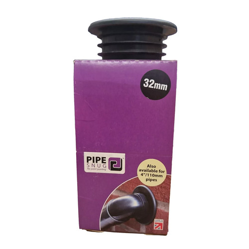 32mm & 40mm Pipe Snug Soil Pipe Collar White or Black - Airtight Seal ...