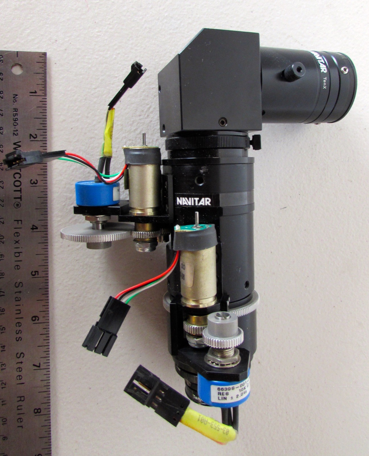 Navitar Wafer Camera Zoom Lens 10X .5X R.A. OR NIRA 1-6010 1-50011 1 ...