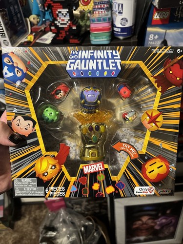 Marvel TSUM TSUM The Infinity Gauntlet 6 pc light-up Set 2018 GameStop ...