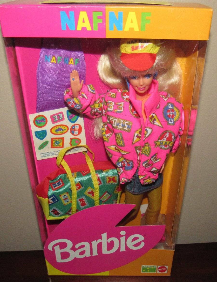 MIB/NRFB FOREIGN BARBIE "NAF NAF" CIRCA 1993 | eBay.de
