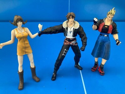 Lot de 3 Figurine FINAL FANTASY VIII FF8 ZELL DINCHT SQUALL Selphie ...