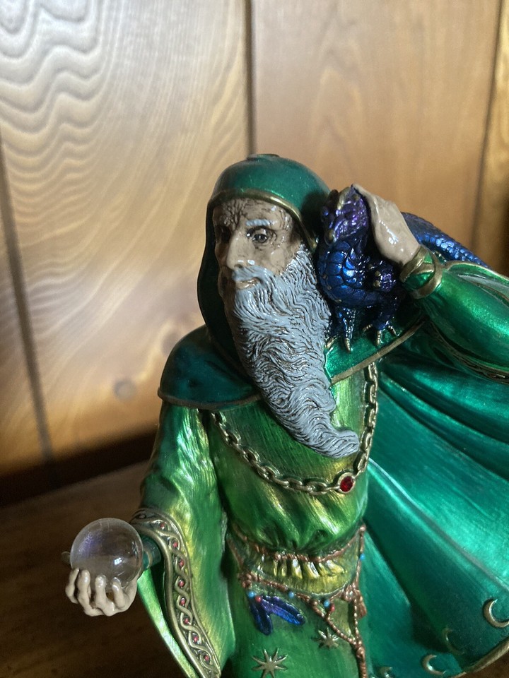 WINDSTONE EDITIONS WIND WIZARD EMERALD GREEN PENA 1999 RARE | eBay UK