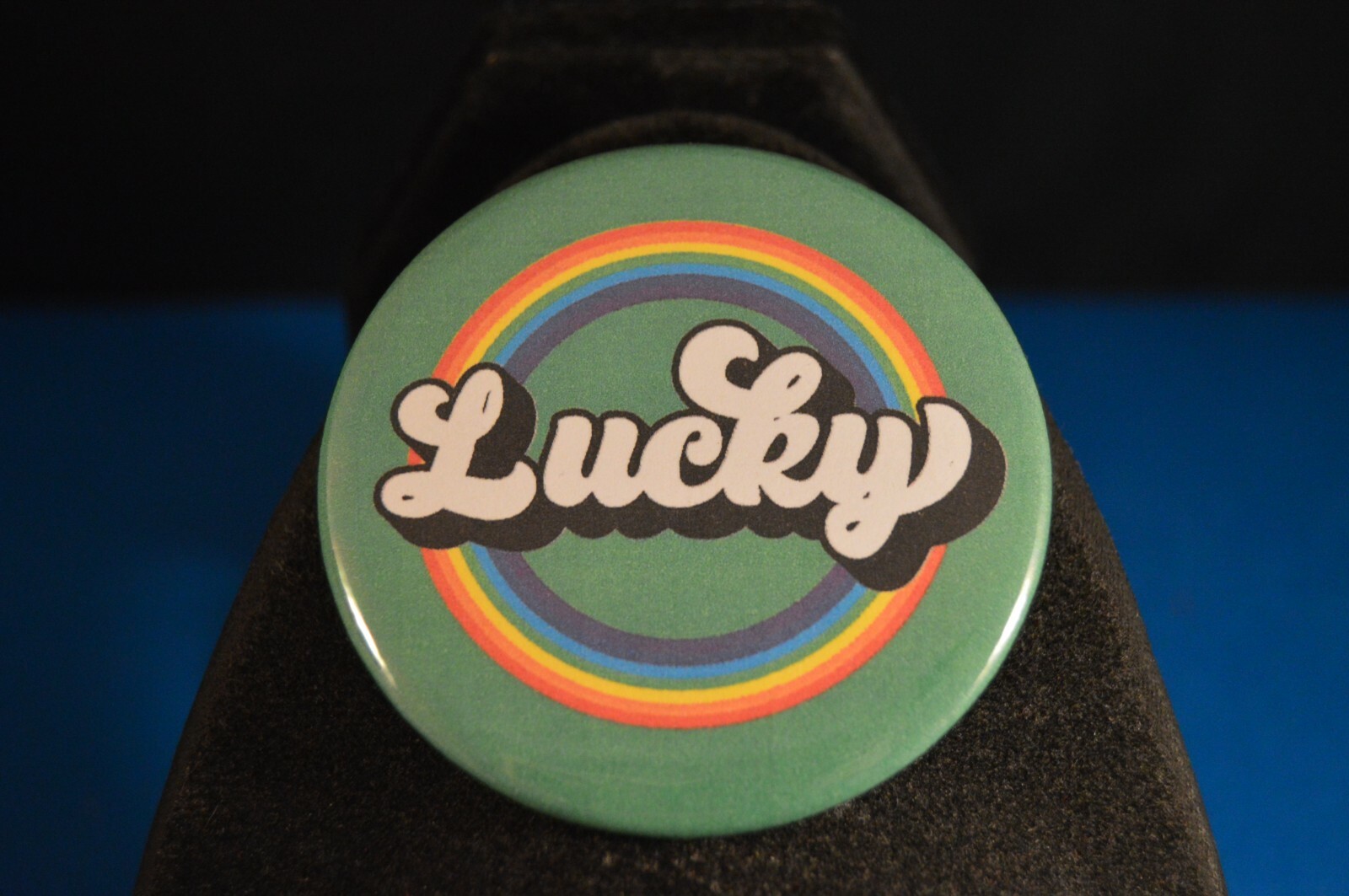 Lot of 5 "LUCKY" IRISH BUTTONS 2 1/4" pin pinback ST. PATRICKS DAY ...