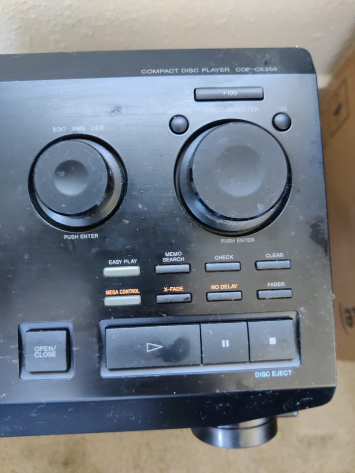 Sony Mega Storage 300 CD CDP-CX300 CD Changer, Read Desc | eBay