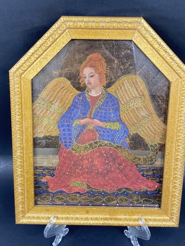 VTG 1993 Kay Jackson Guardian Angel of Liberty Art Print Wood Frame ...