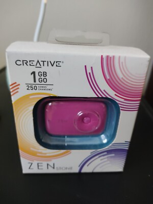 Creative Zen Stone Pink MP3 WMA media player 1 gb ds unopened sealed ...