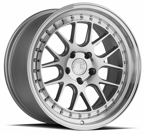 (4)SET Aodhan WHEELS DS06 18x9.5 5x100 +35 Silver Machined Face | eBay