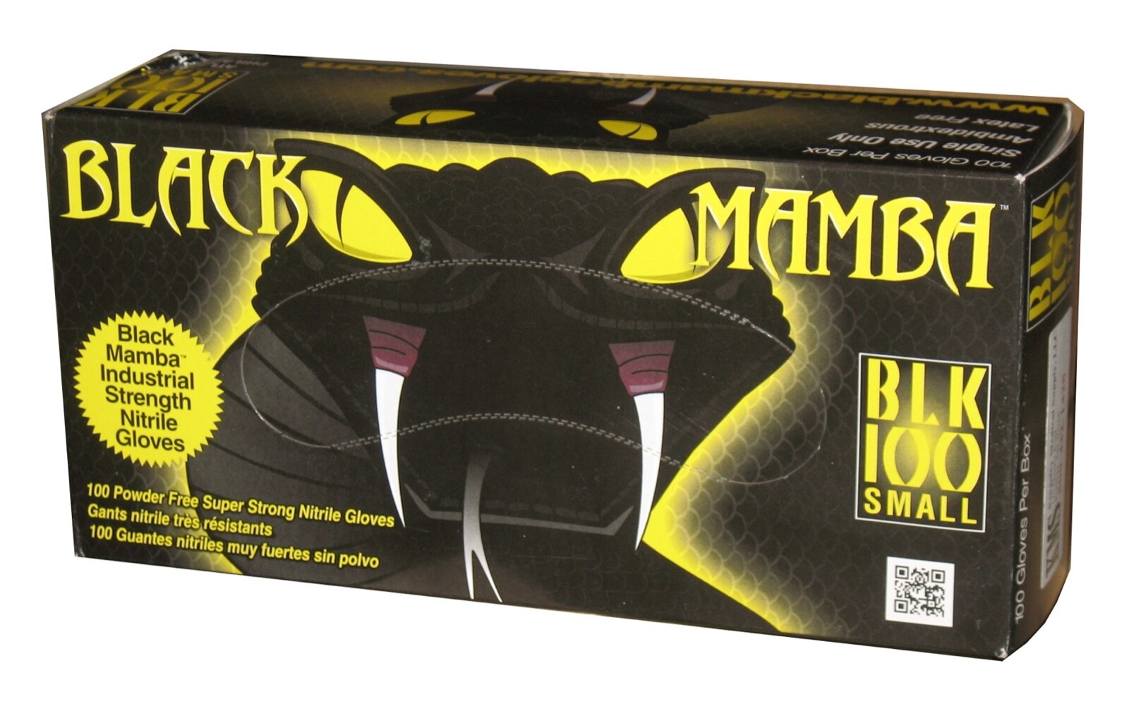 BLACK MAMBA DISPOSABLE GLOVES 6.25 MIL,POWDER FREE,SALE IS FOR 1CASE ...