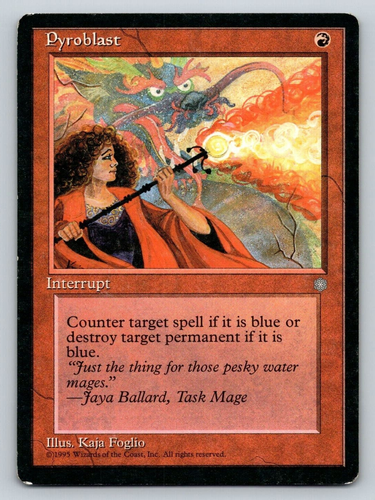 MTG Pyroblast - Ice Age | eBay