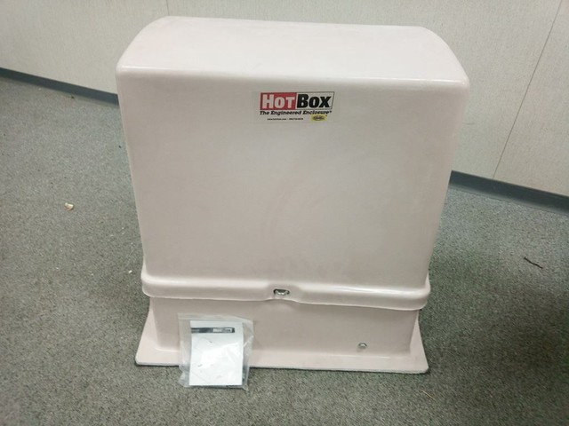 Hot Box HF011019022 22 In H 11 In W 19 IN L Beige Fiberglass Valve ...