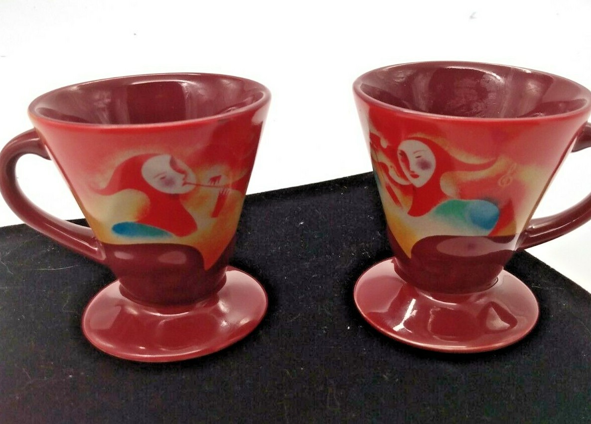 Musical Jesters Expresso Cup Linda Frichtel Frangelico Liqueur 1999 ...